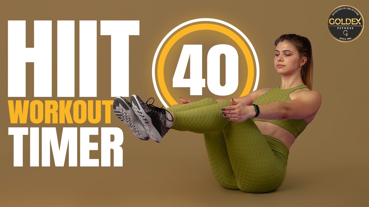 40 Minute HIIT Workout Timer | Goldex Fitness - YouTube