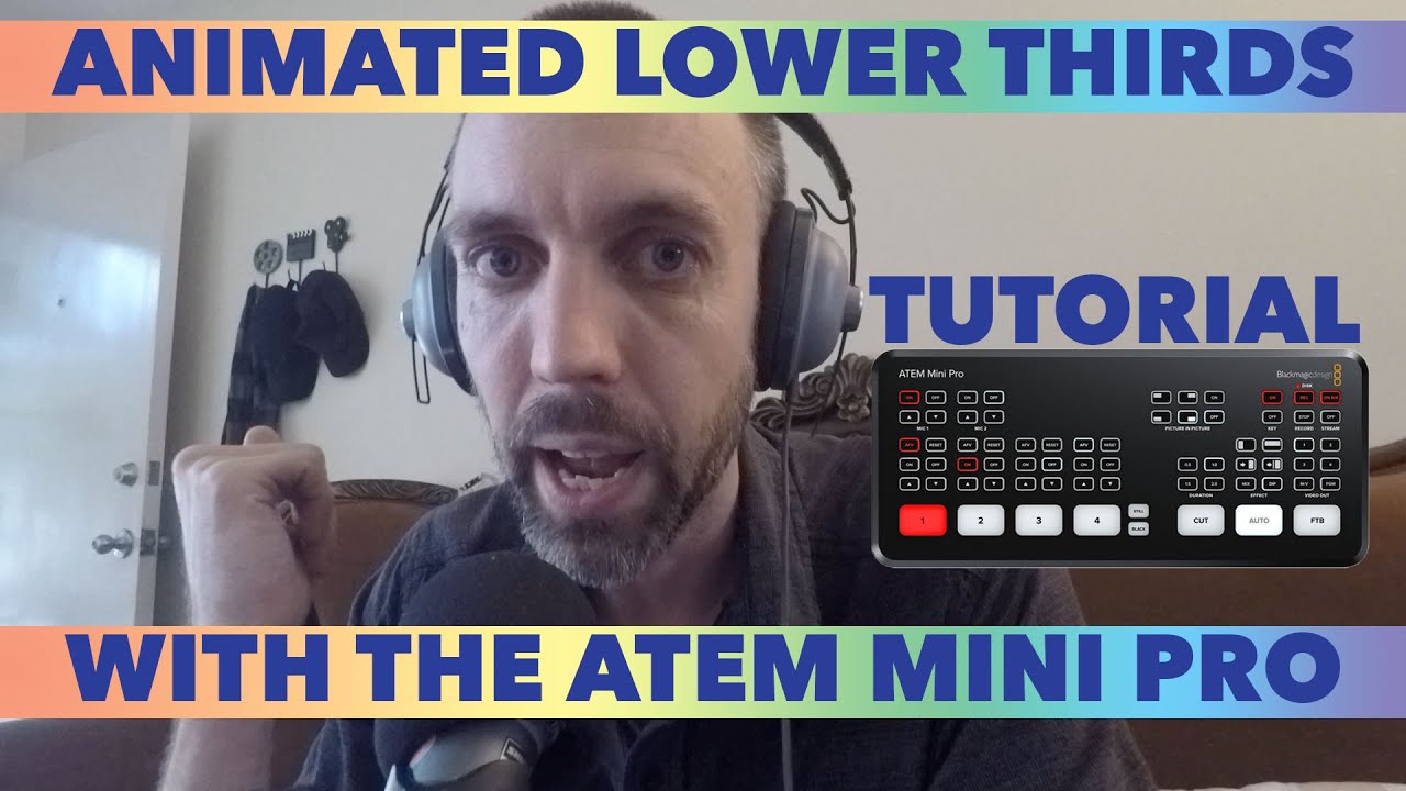 Simple Animated Lower Thirds with the ATEM Mini - YouTube