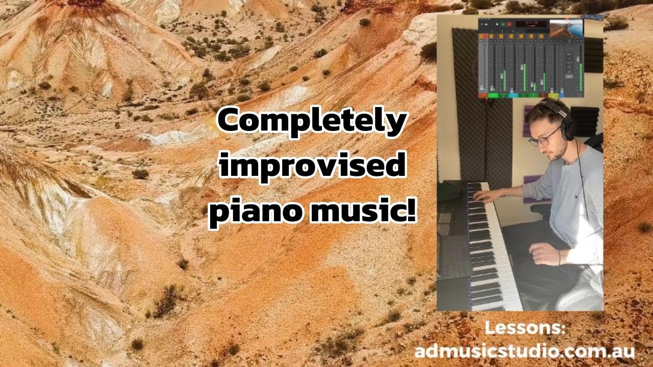 Completely Improvised Piano Music over Beautiful Drone Footage - YouTube