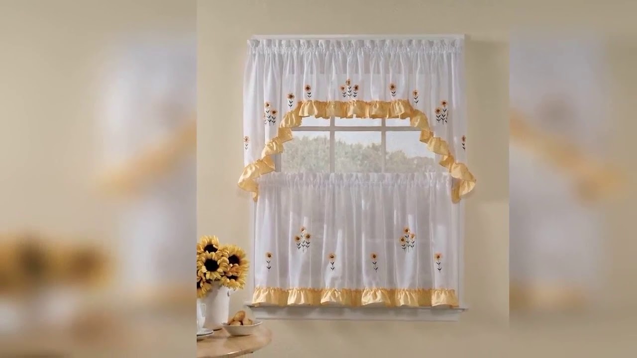 Curtain design ideas for small windows - YouTube