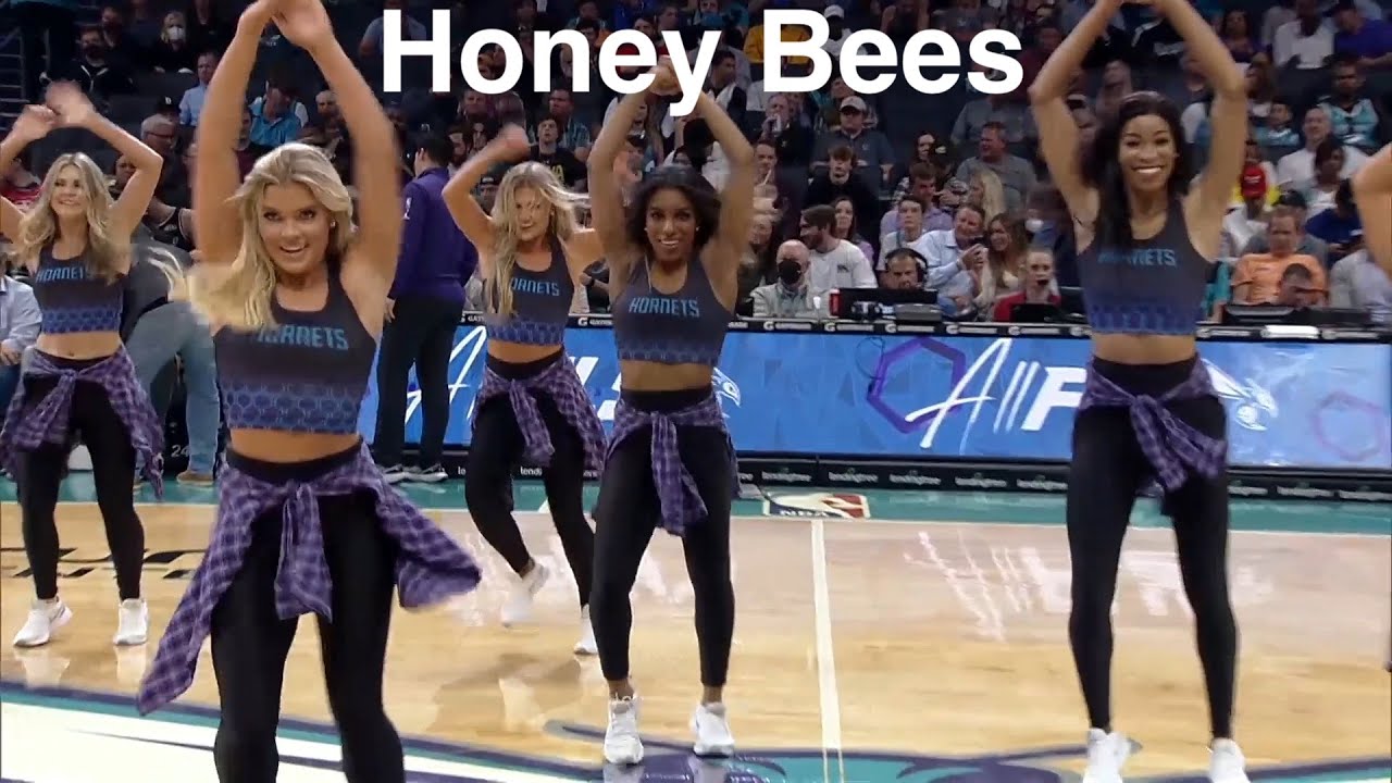 Honey Bees (Charlotte Hornets Dancers) - NBA Dancers - 4/7/2022 dance ...