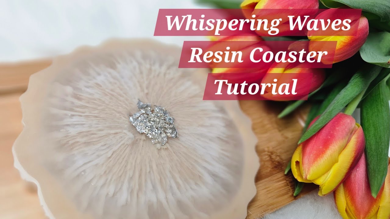 #18 Whispering Waves , Easy Resin Coaster Tutorial - YouTube