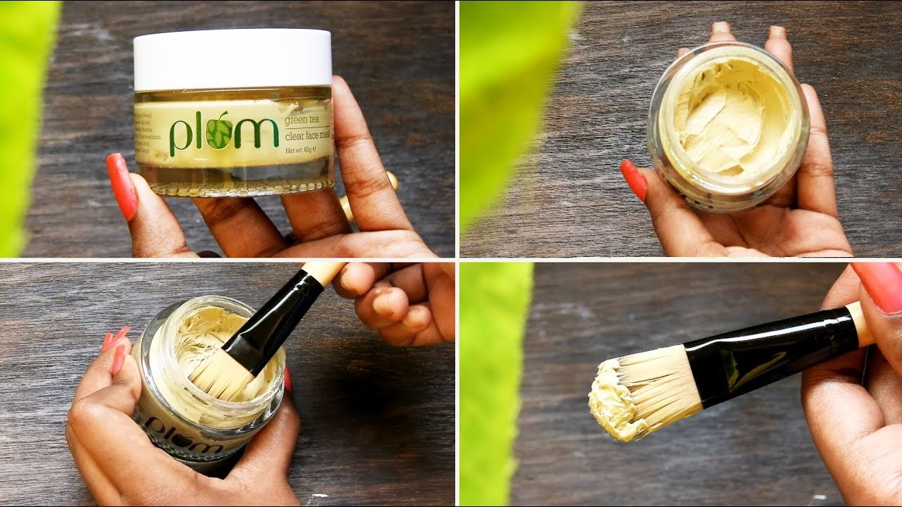*BEST* Face Mask Ever? | Plum Green Tea Face Mask Review + Demo - YouTube