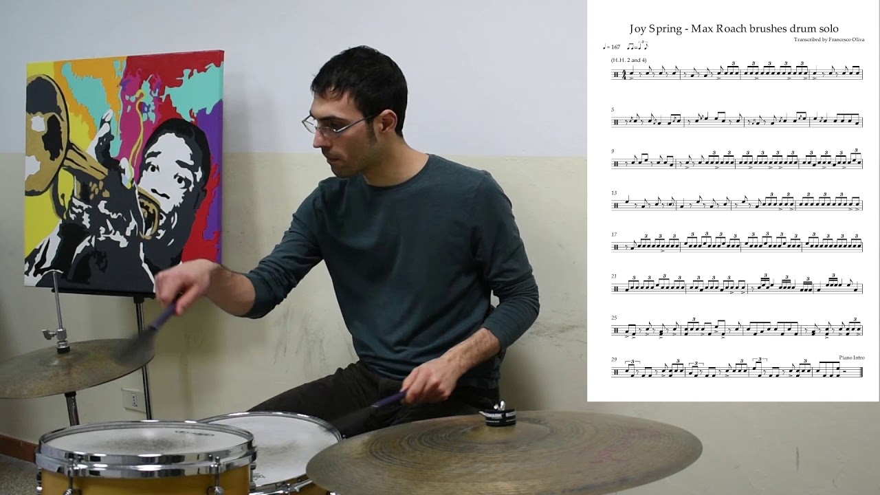 Joy Spring - Max Roach's trading fours and drums solo - Francesco Oliva ...