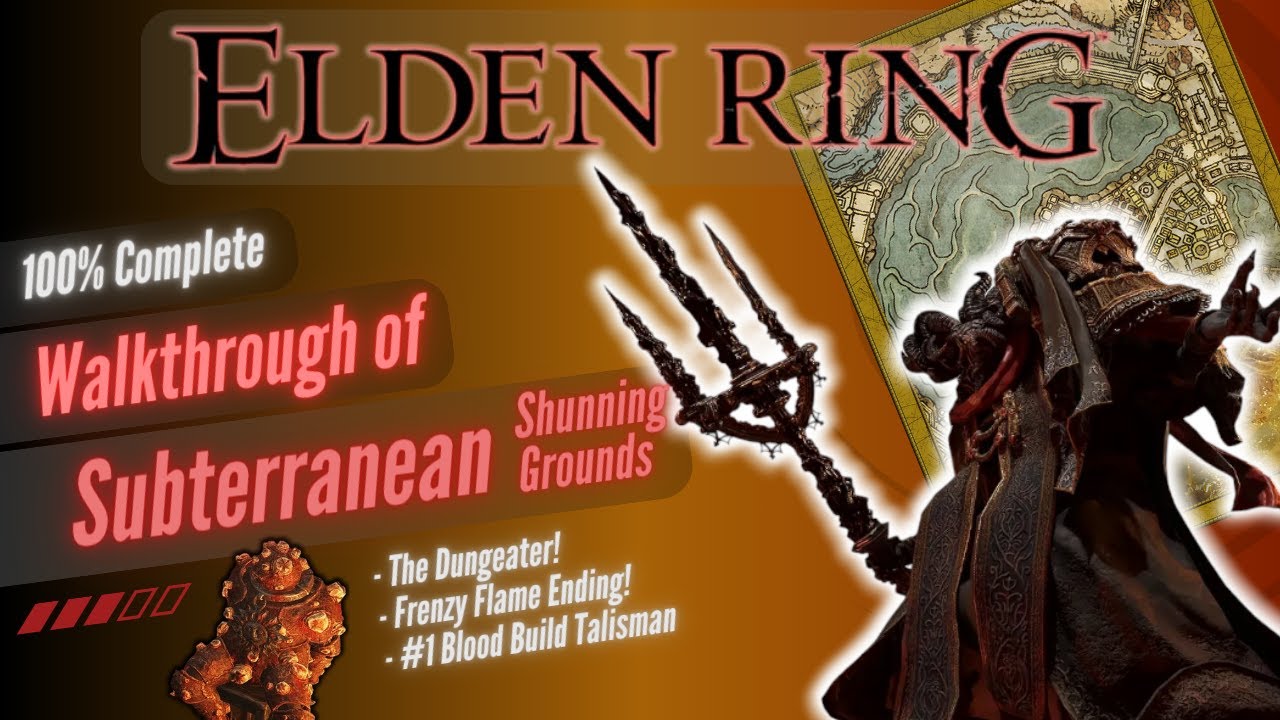 Elden Ring | Complete Walkthrough of Subterranean Shunning Grounds ...