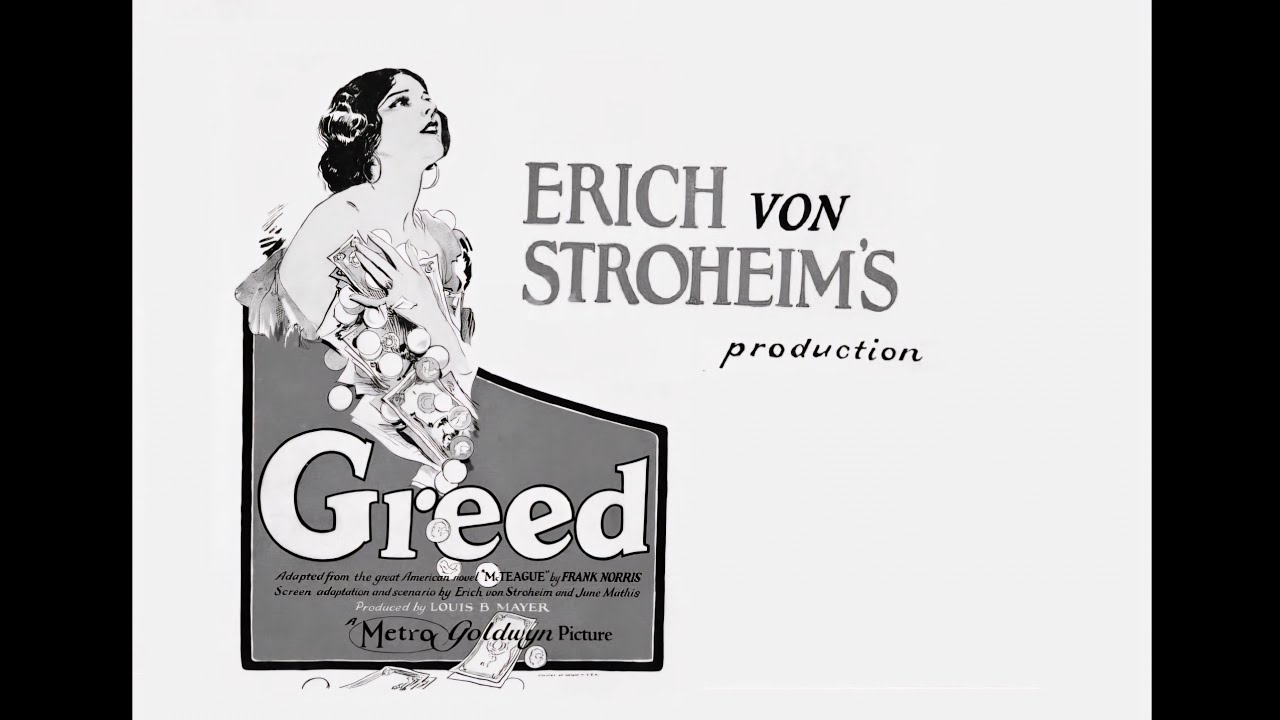 🎬 Greed (1924) | Erich von Stroheim’s Silent Epic on Human Avarice 🎬 ...