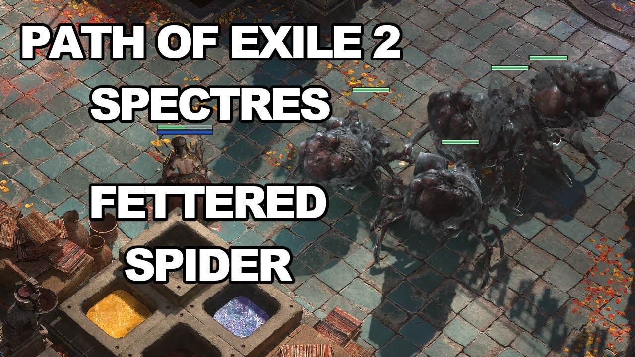 Path of Exile 2 Spectres 0.2.0 Fettered Spider - hybrid - YouTube