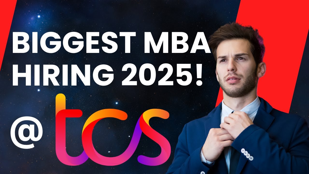 Biggest MBA Hiring 2025 by TCS!🔥Apply Now!! Full Process Explained in ...