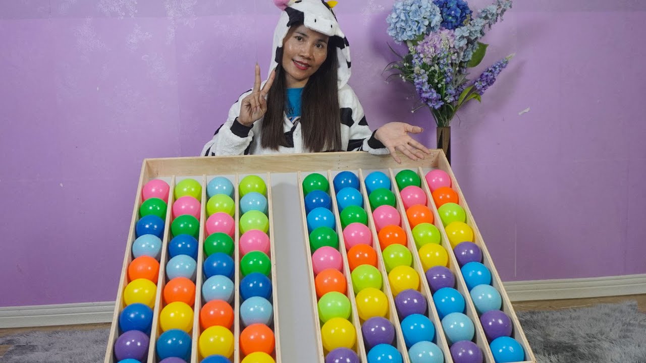 Solving The Color Ball Puzzle Sorting Game Challenge by KM Family ...