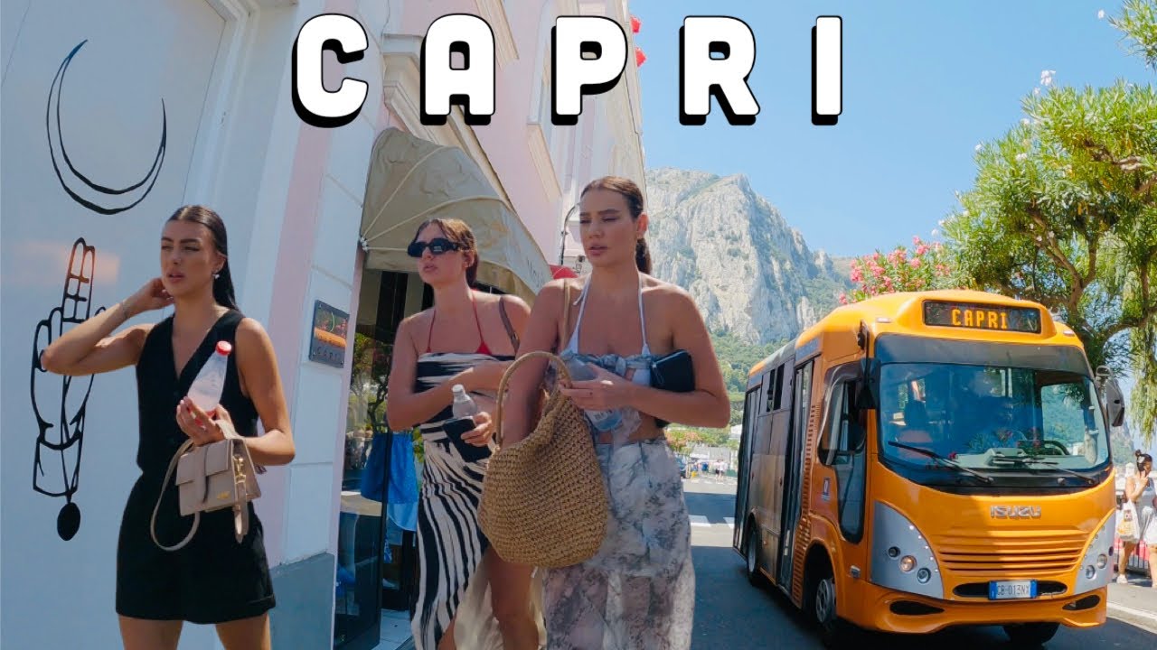 Capri, Italy Walking Tour 3: Beautiful Sunny Walk in Capri - 4K UHD ...