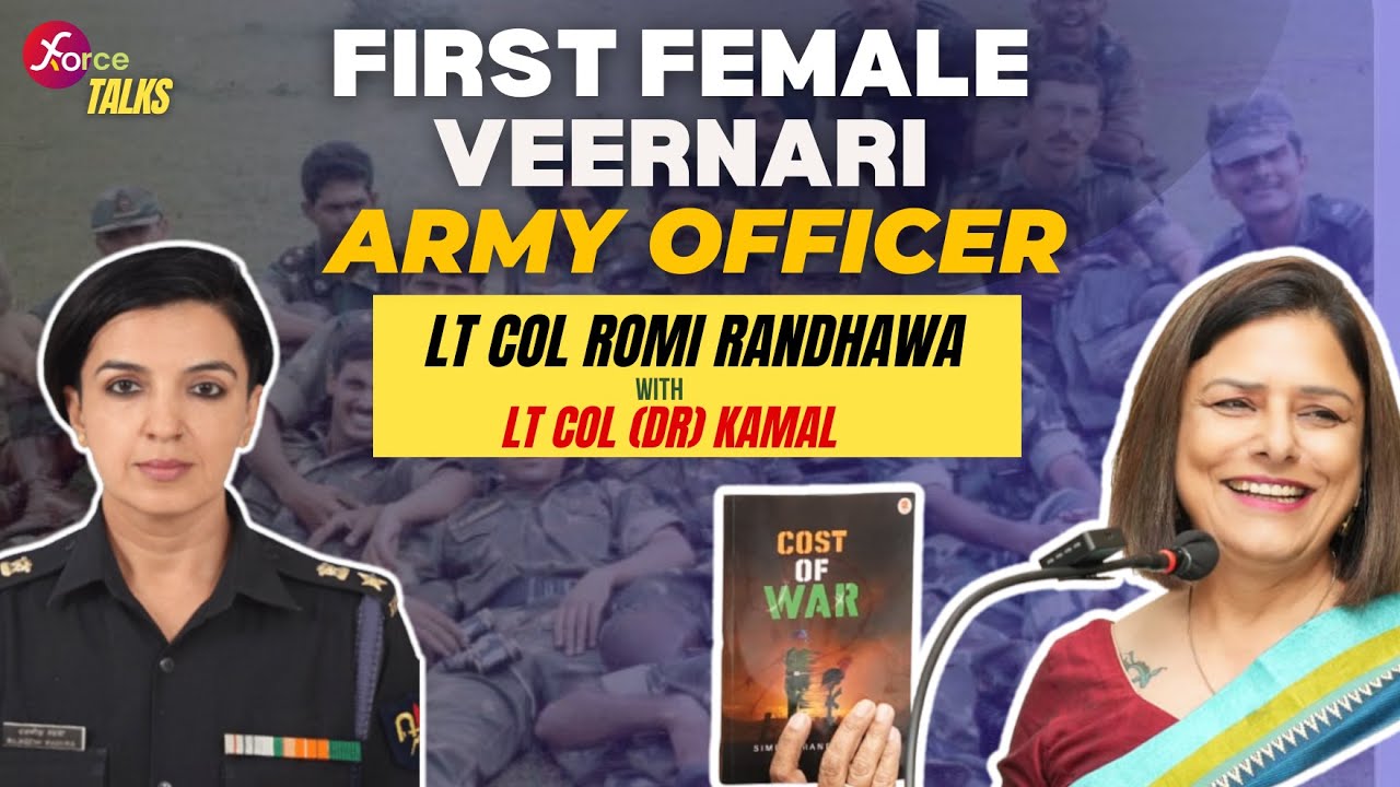 First Female Veernari Army Officer Lt Col Romi Randhawa with Lt Col (Dr ...