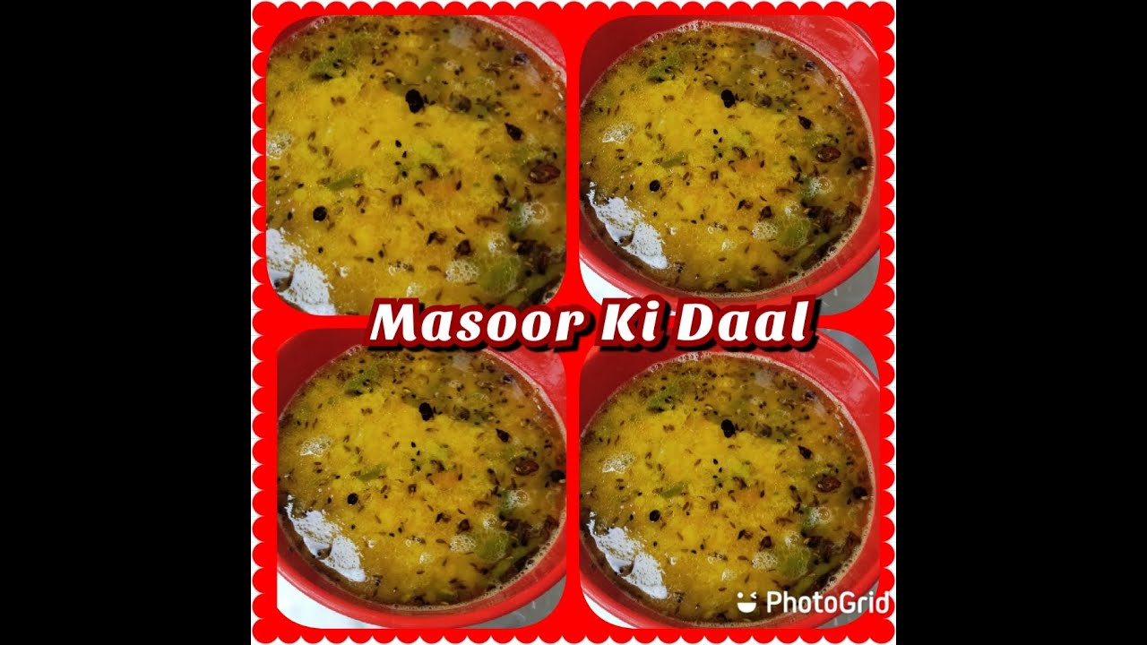 Masoor Ki Daal/Easy Daal Recipe - YouTube