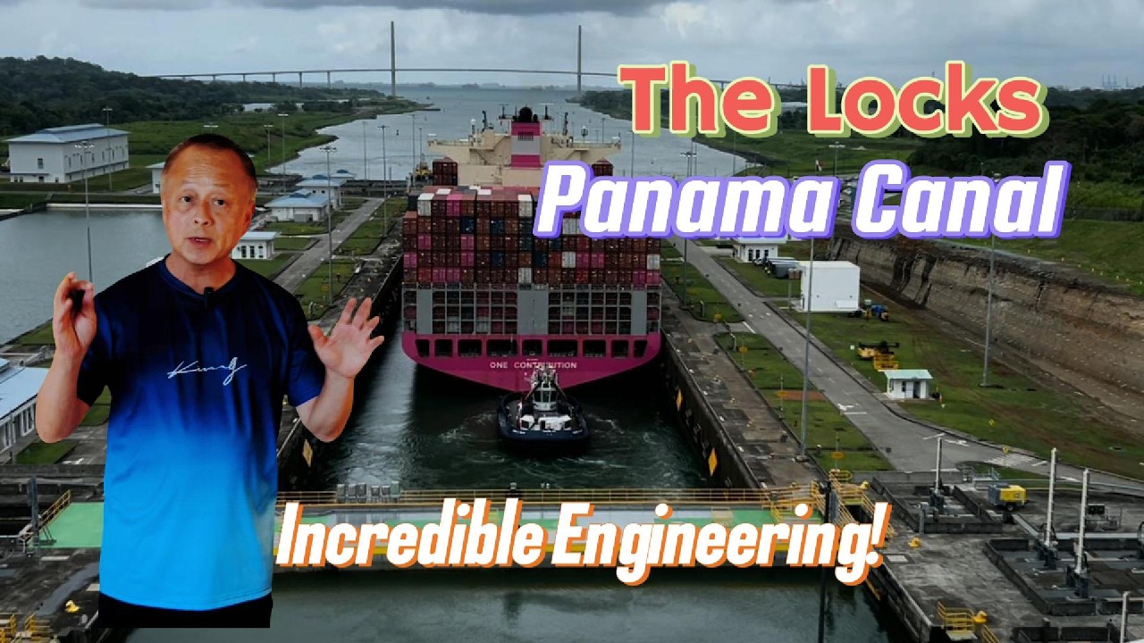 The Locks Panama Canal - Must Watch! Incredible Engineering! #travel # ...