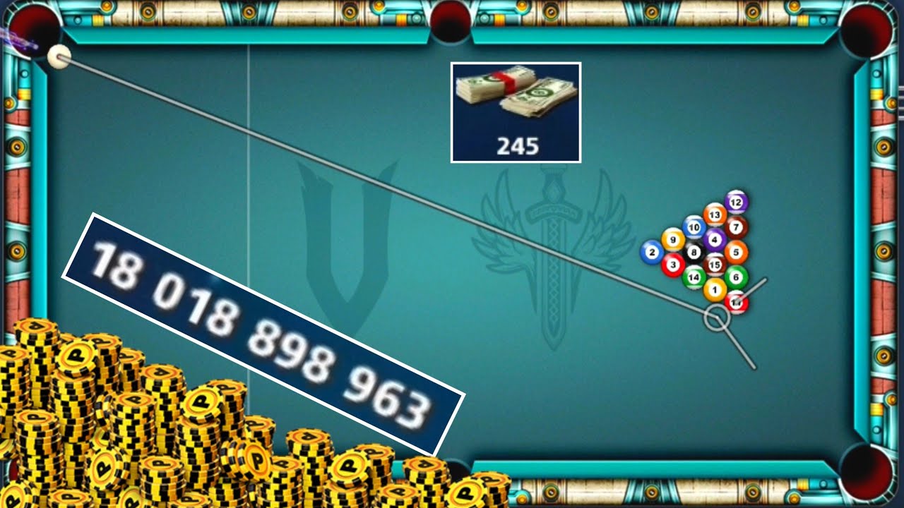 8 ball pool 180000000 coins completed - YouTube