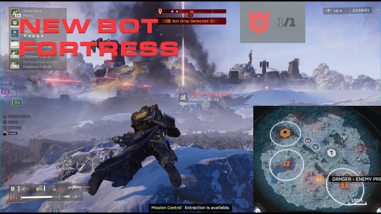 Inching Forward To The Fortress | Helldivers 2 - YouTube