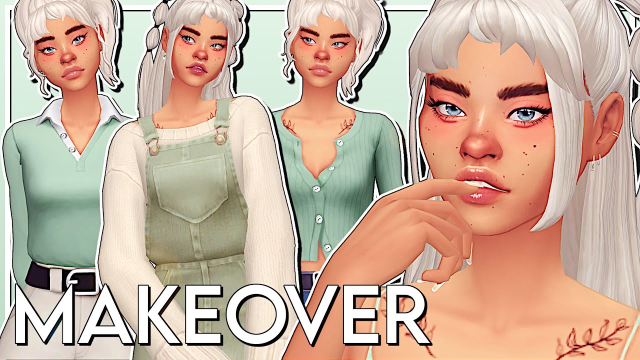 The Sims 4 | NOT SO BERRY MAKEOVER 🧪 | LOOKBOOK + CC Links - YouTube