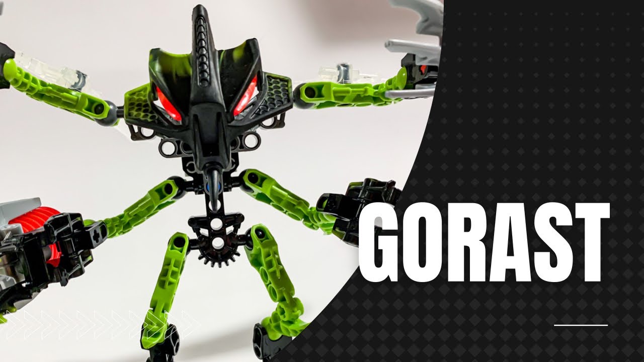 Lego Bionicle Review and speedbuild - Gorast (8695) - YouTube