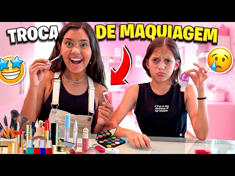 JÉSSICA E LORENA PINA TROCANDO MAQUIAGEM *deu ruim (JÉSSICA SOUSA E FAMÍLIA