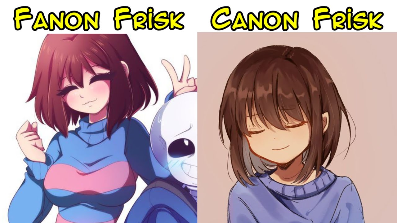Fanon Frisk Vs Canon Frisk Youtube