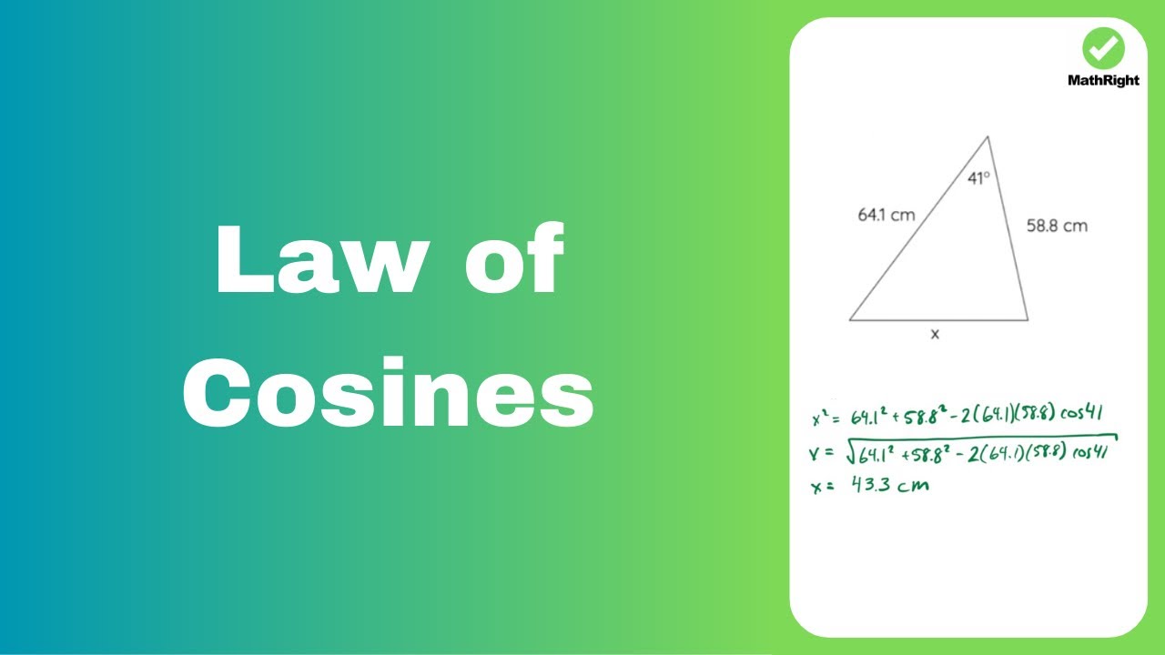 Law of Cosines - Solving for Angles and Sides - Introduction to ...