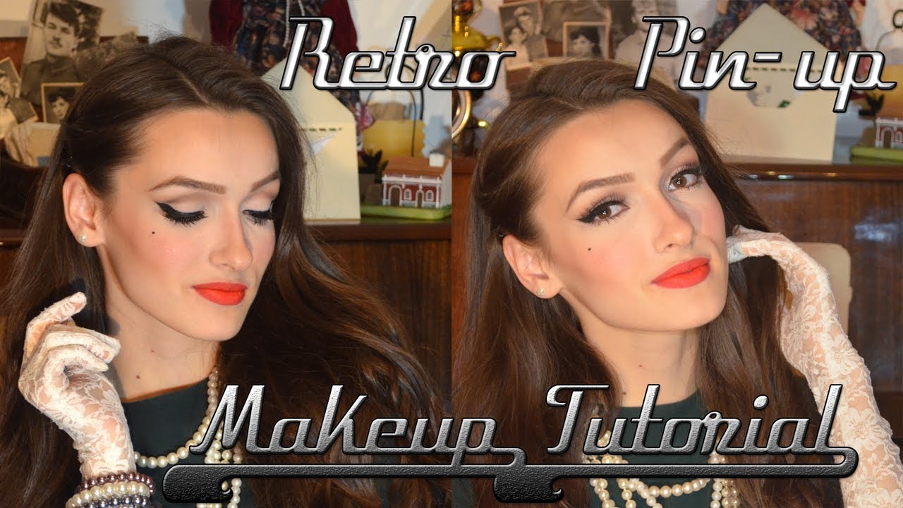 Makeup Tutorial : Retro Pin-up - YouTube