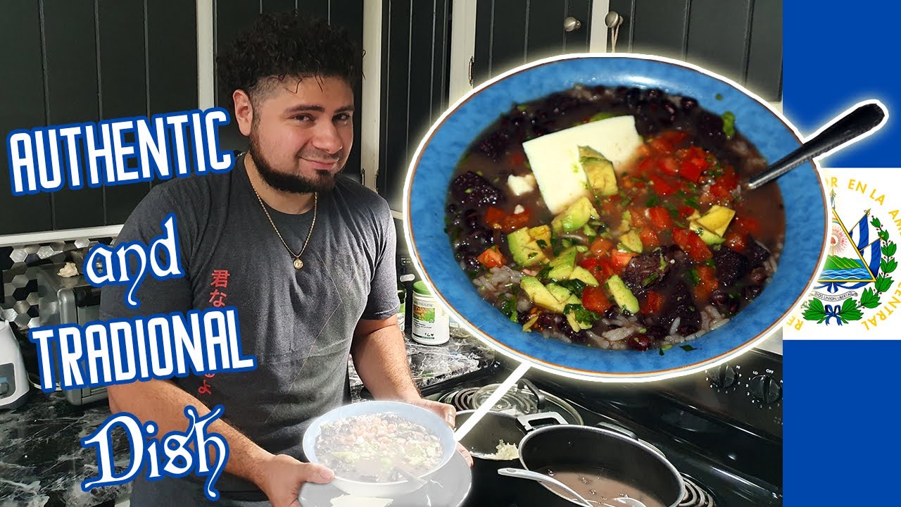 How to make a Delicious SALVADORAN Beans and Beef Soup - YouTube