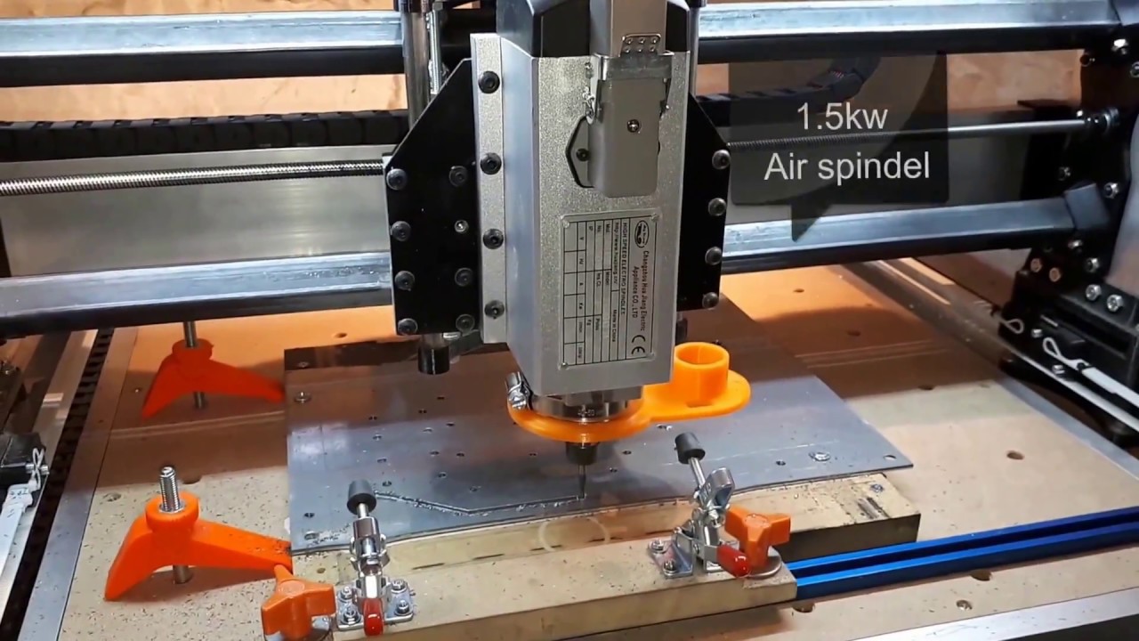 Trochoidal milling on R-CNC - YouTube