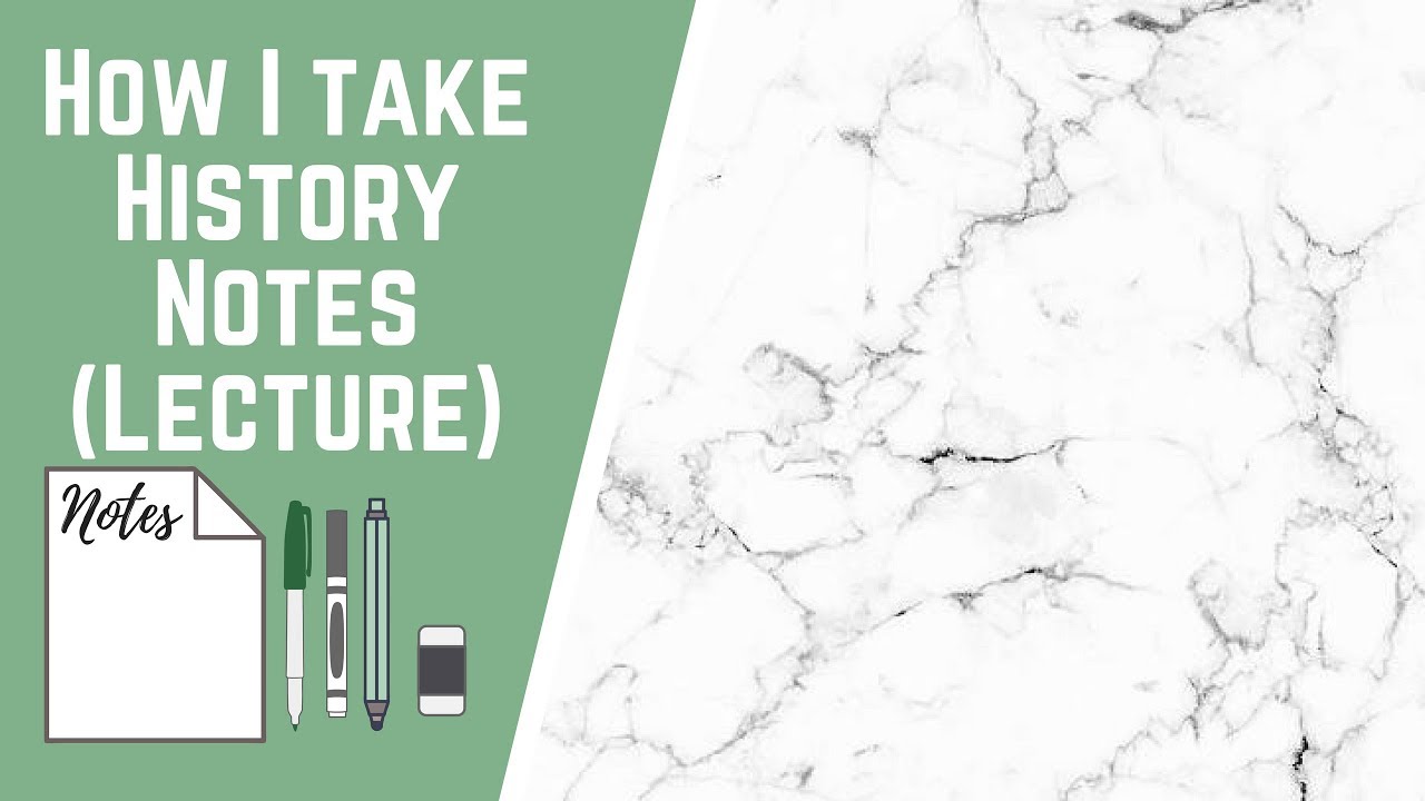 How I Take History Notes: Lecture Style - YouTube