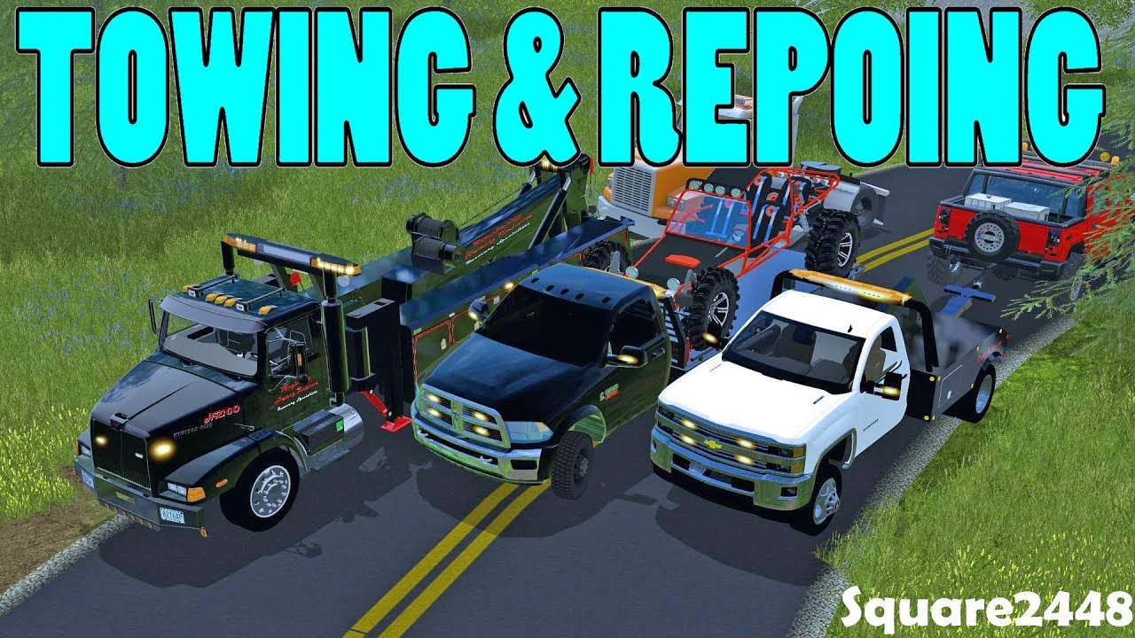 Farming Simulator 17 | Towing & Repoing | Toys | Semi | Hummer ...