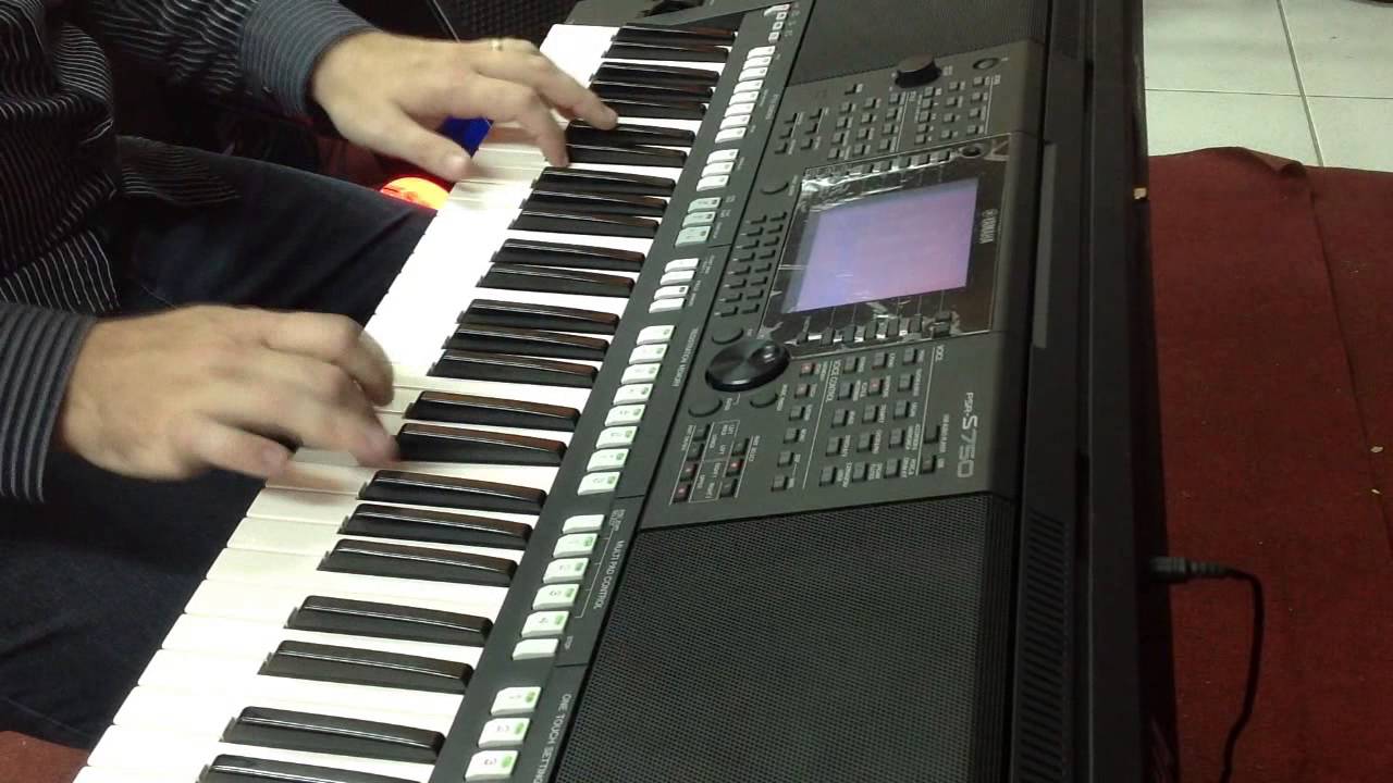 Styles Yamaha PSR S750 - YouTube