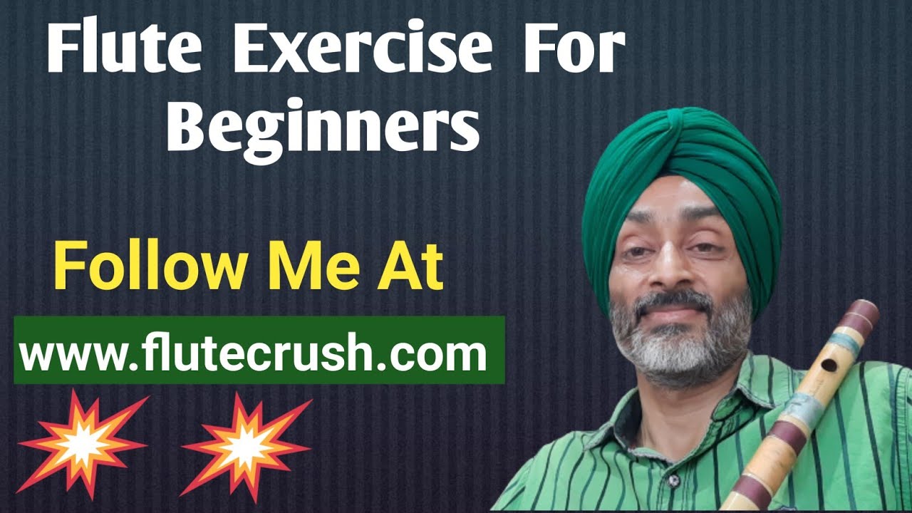 Flute exercise for beginners - YouTube