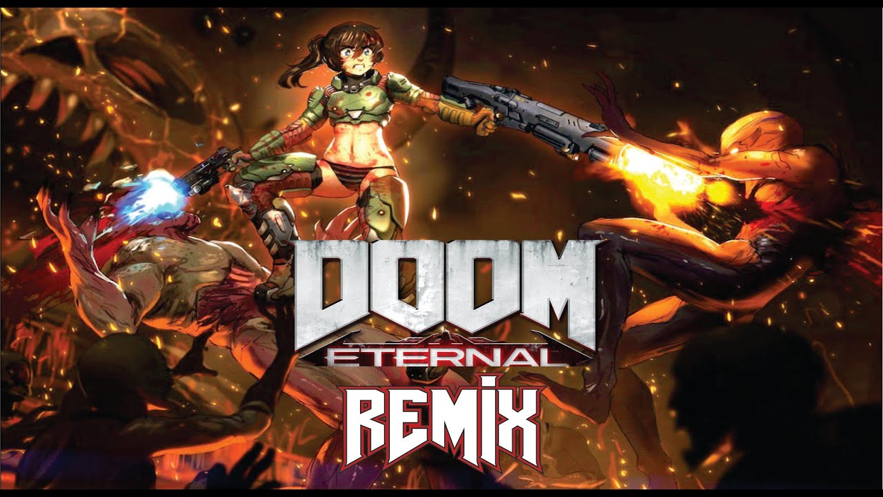 🎧😤 DOOM Eternal Theme (Cyberpunkers Remix) [No copyright music ...