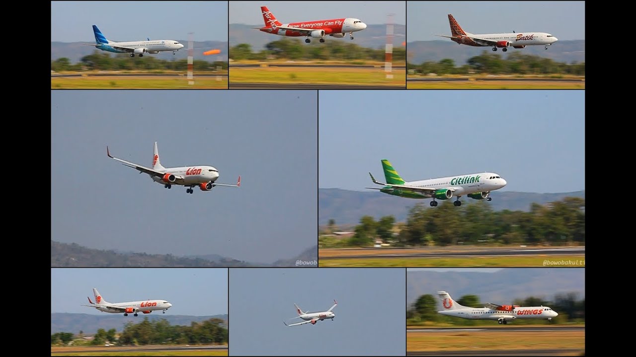 [ Crosswind Landing ] Final Approach Runway 27 Adisucipto International ...