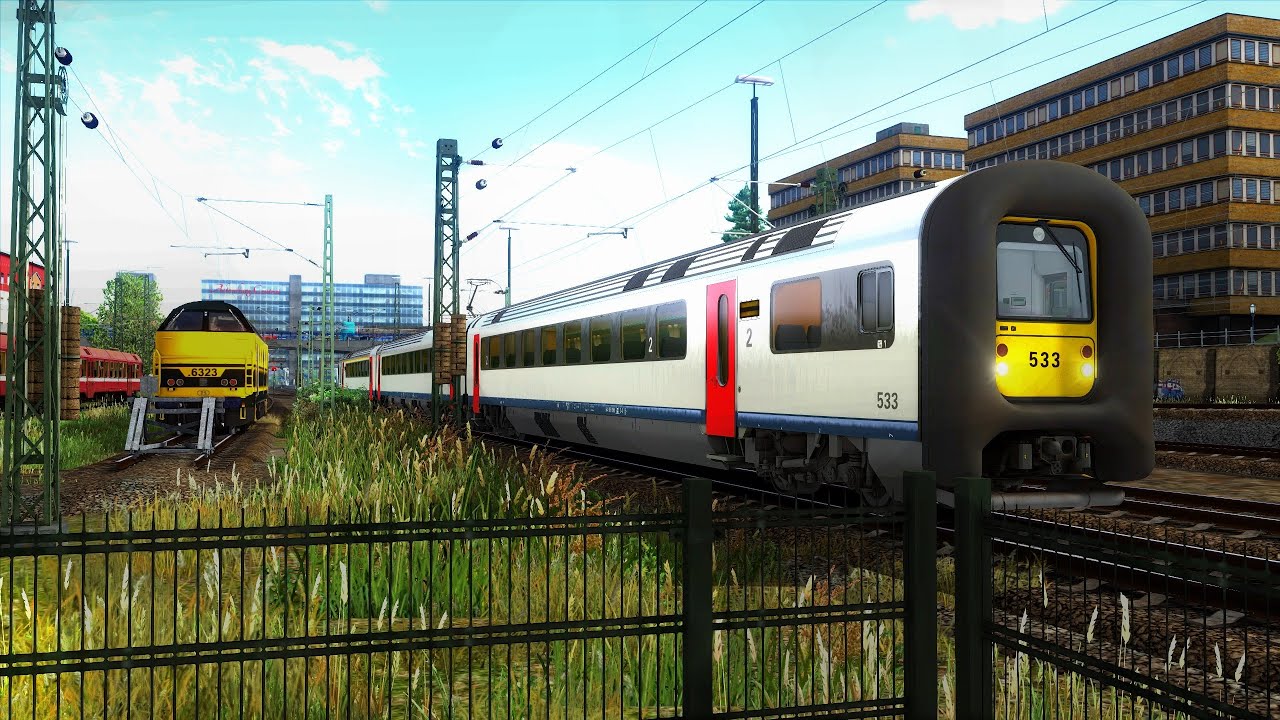 Train Simulator classic AM96 Belgium Köblitzer Bergland Route - YouTube