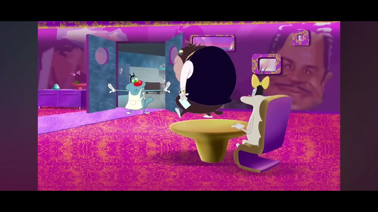 Oggy and cockroach masterchef cooking #oggy - YouTube