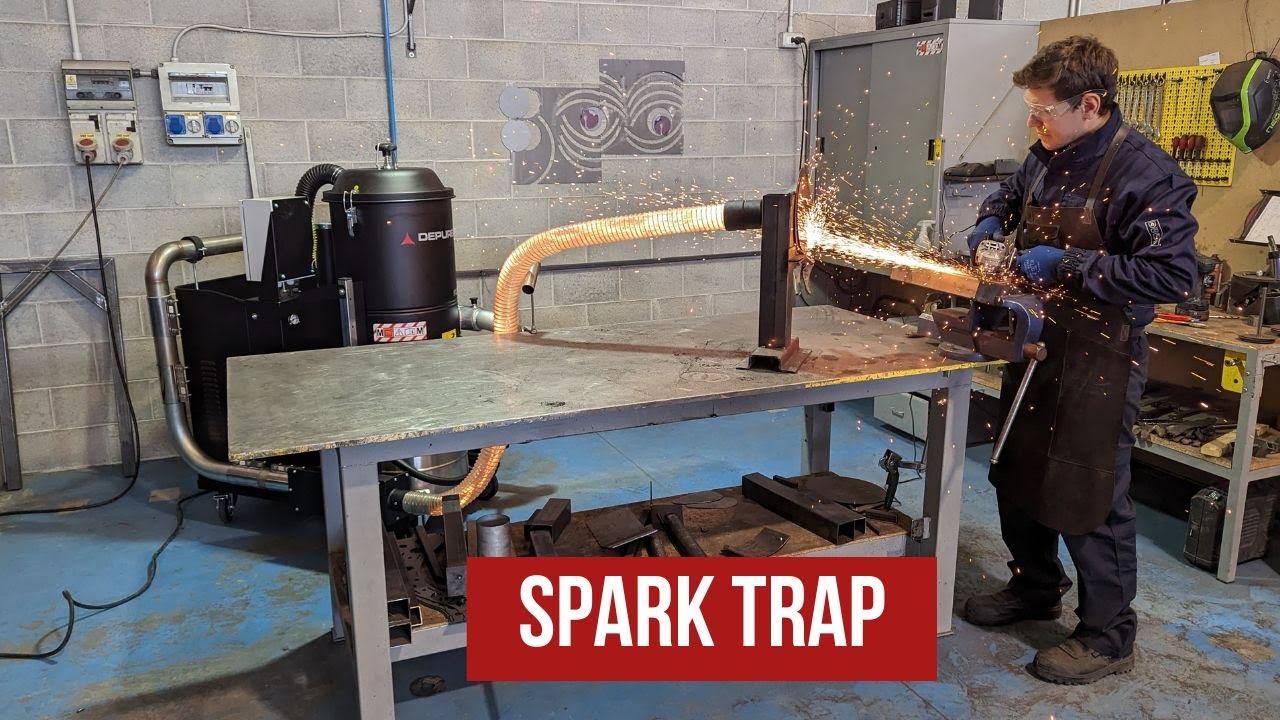 Spark Trap: Stop Hot Sparks Before They Reach Your Vacuum - YouTube