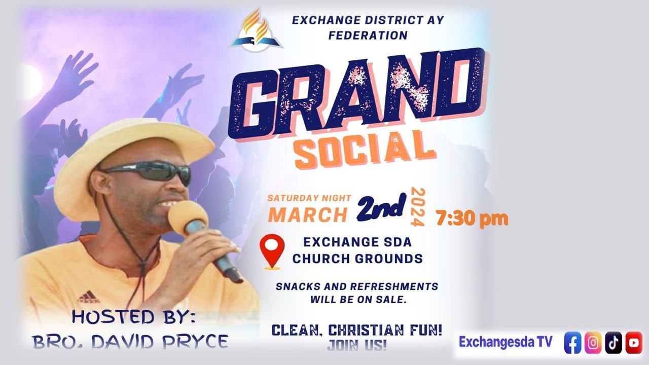 Exchange SDA Church || Grand Social || March 02 , 2024 - YouTube