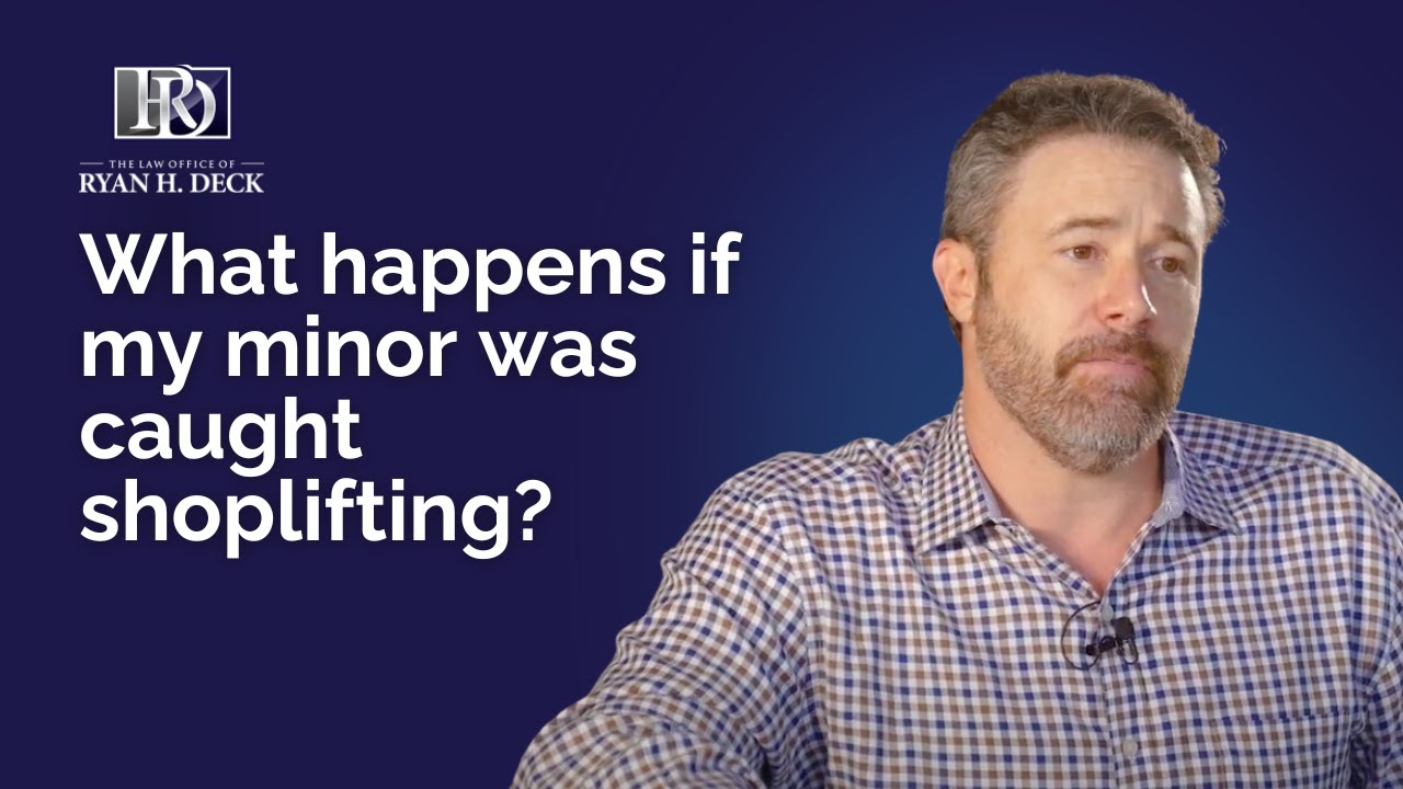 What Happens If My Minor Was Caught Shoplifting? - YouTube