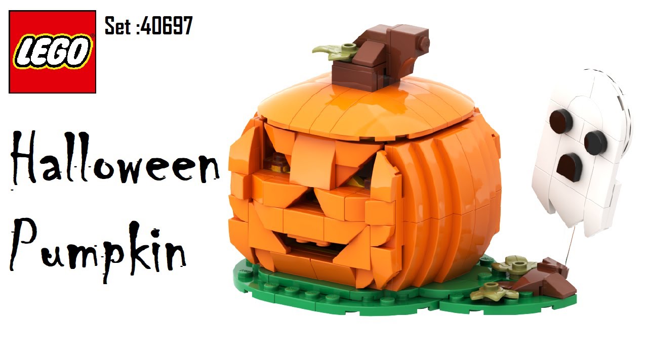 Lego Halloween Pumpkin Set 40697 Speed Build By MrBricks - YouTube