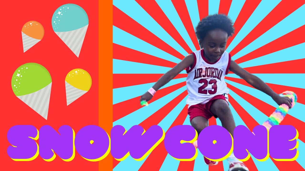 DIY Snow-cones | Homemade Cold Dessert | Kid Makes Lime Snow Cone at ...