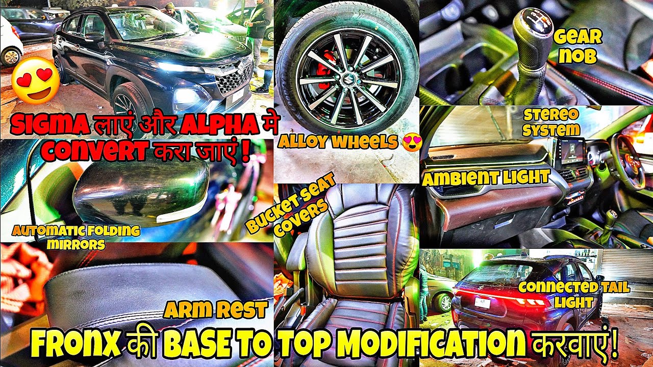 2024 Fronx Modification Sigma to Alpha Ultimate Fronx Modified 💯 with ...