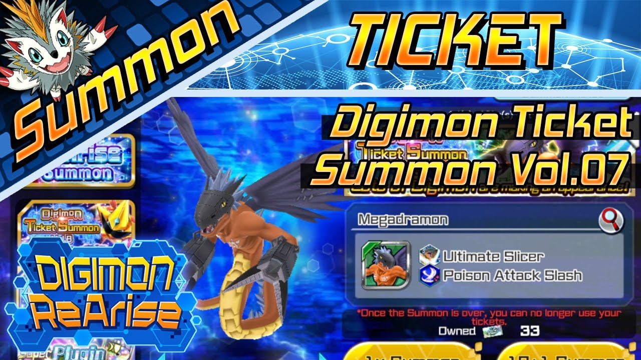 Digimon ReArise - Summon | Digimon Ticket Summon Vol.07 | Accel Play ...