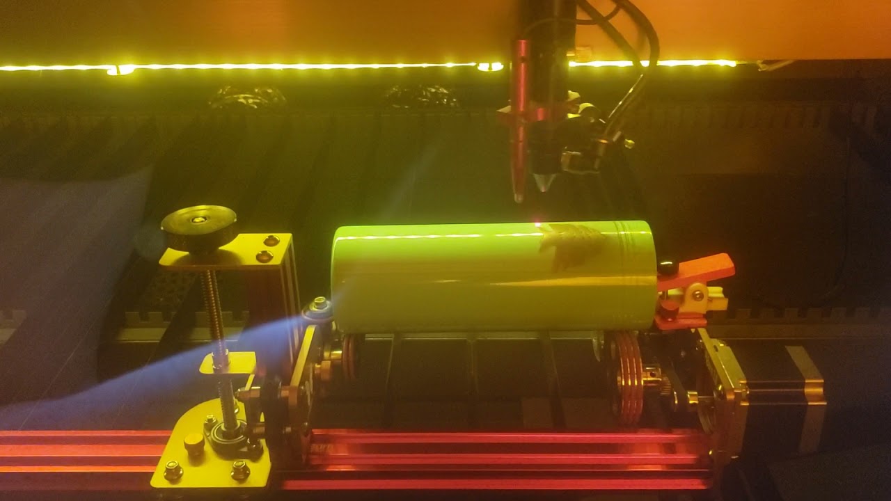 PiBurn Rotary in action - YouTube