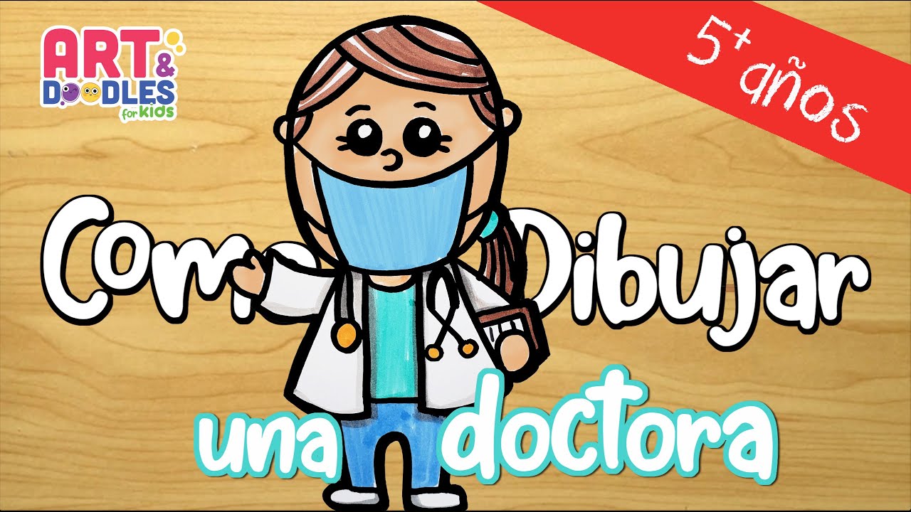 Como dibujar una DOCTORA paso a paso para niños - YouTube