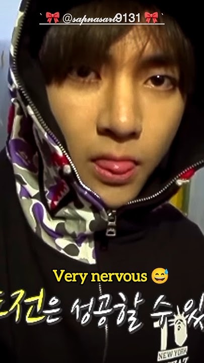 Taehyung is some nervous 🫦😅#bts #btsshorts #kpop #taehyung#shorts #trending#viralshorts#btsedits ...