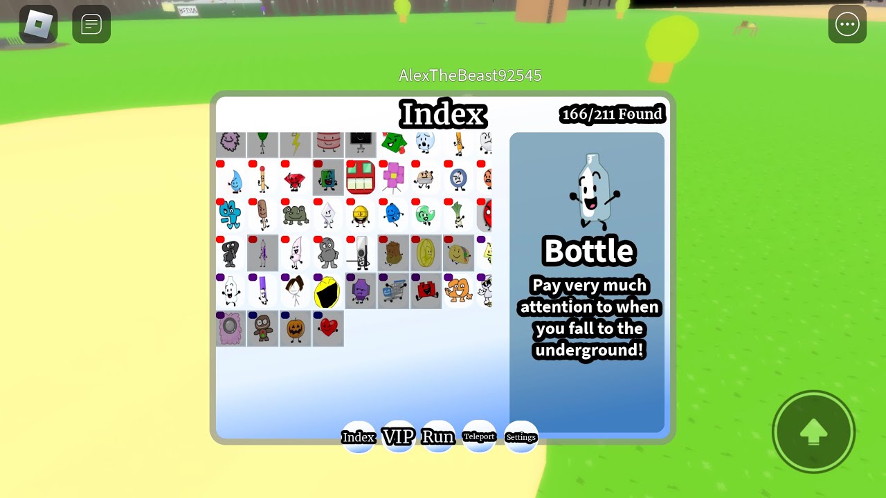 How to get bottle in BFB:find the characters - YouTube