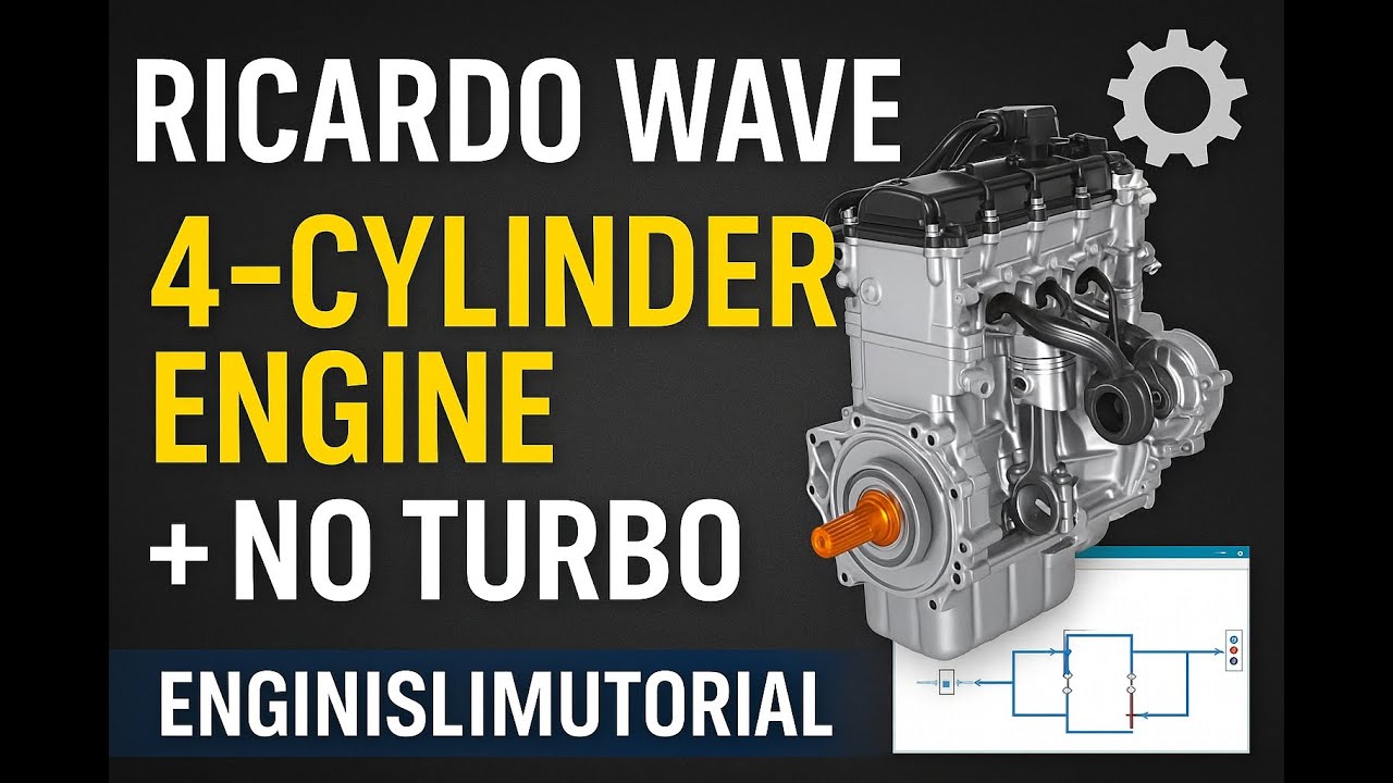 ⚙️ Ricardo WAVE 4-Cylinder Engine Simulation | Naturally Aspirated ...
