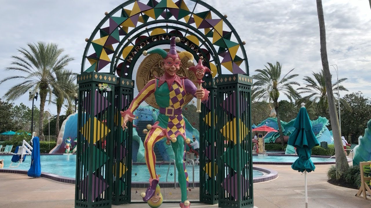 Disney PORT ORLEANS FRENCH QUARTER “Doubloon Lagoon” Feature Pool ...