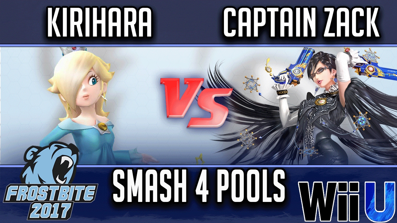 Frostbite 2017 SMASH 4 POOLS - Kirihara (Rosalina) vs Captain Zack ...
