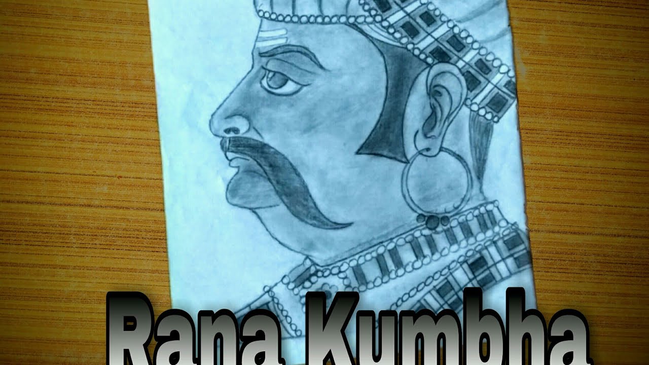 Prem Artist | How to draw rana kumbha drawing tutorial |Maharana kumbha ...